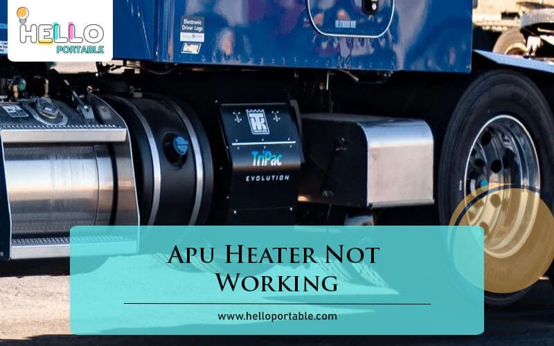 Apu Heater Not Working: Quick Fixes for Warmth!